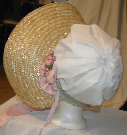 Plain Elinor: Regency Straw Bonnet – Austentation: Regency Accessories