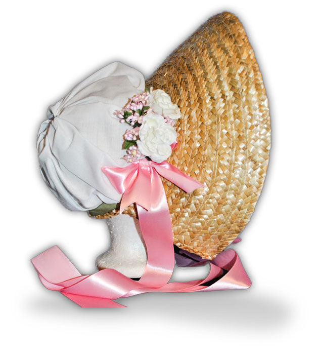 Plain Elinor: Regency Straw Bonnet – Austentation: Regency Accessories