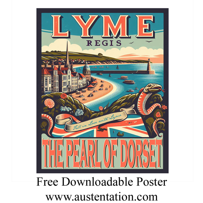 Free Downloadable Printable Lyme Regis Poster – Austentation: Regency ...